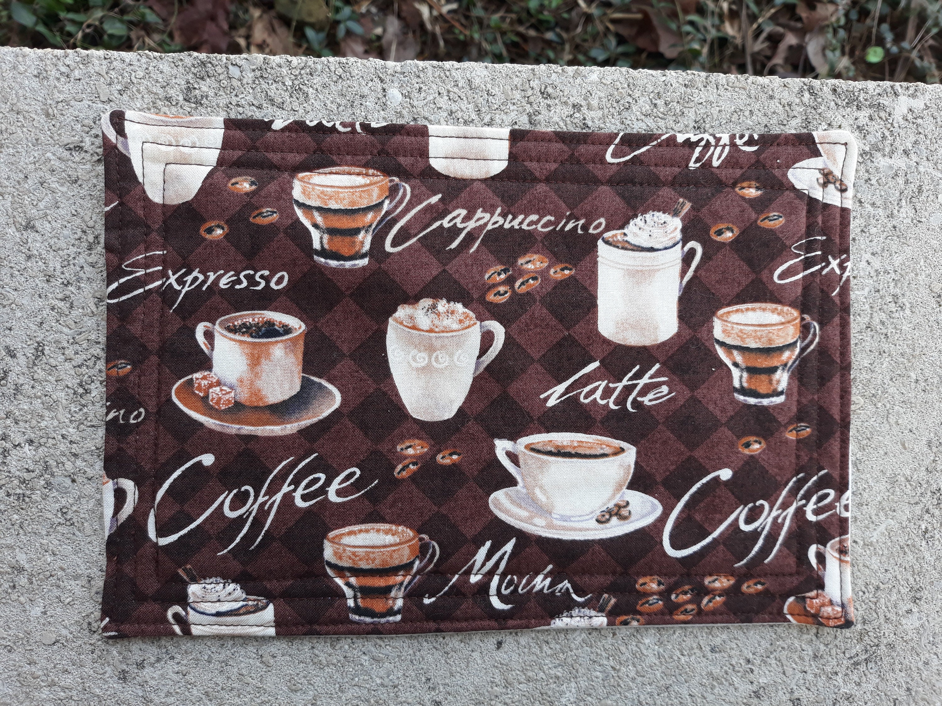 Coffee Mug Rug Snack Mat - Etsy