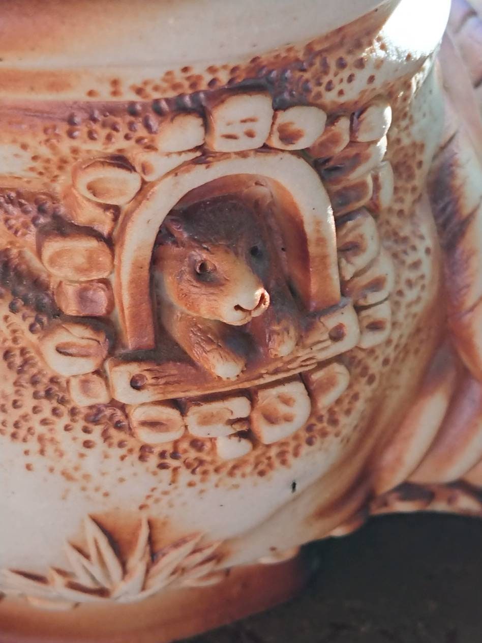 SWAGMAN POTTERY TEAPOT. Australiana, Australian Made Pottery Teapot ...