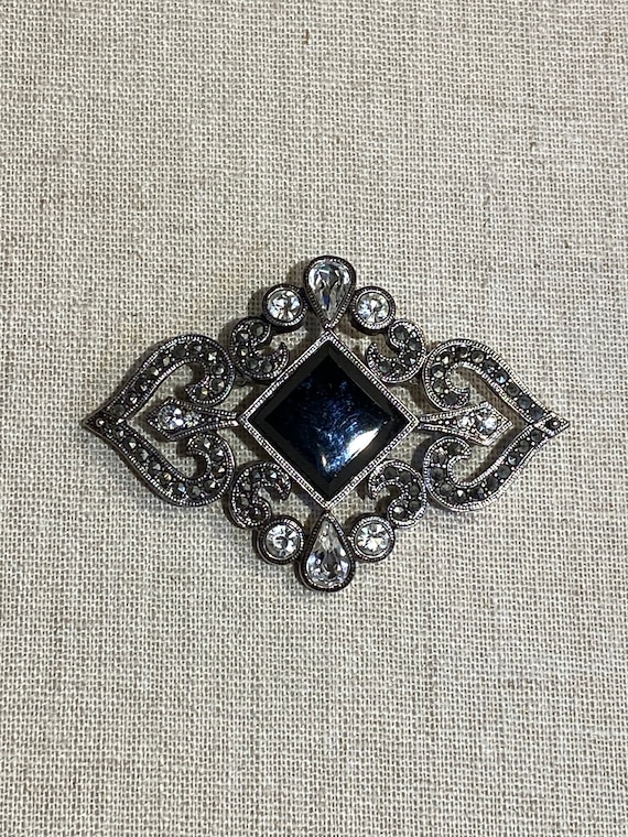 Vintage monet signed black - Gem