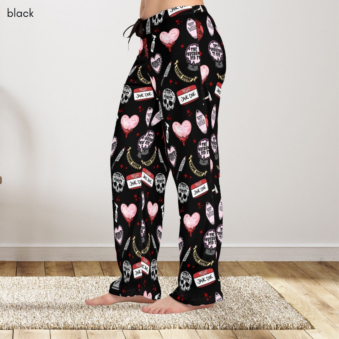 True Crime Pajama Pants, True Crime Pajama Bottoms, True Crime Gift ...