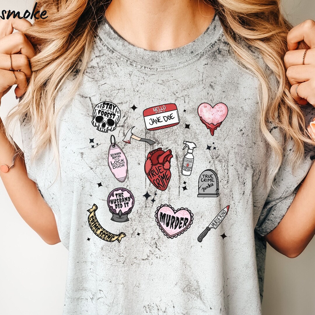 True Crime Shirt, True Crime Obsessed, Gift for True Crime Lovers ...