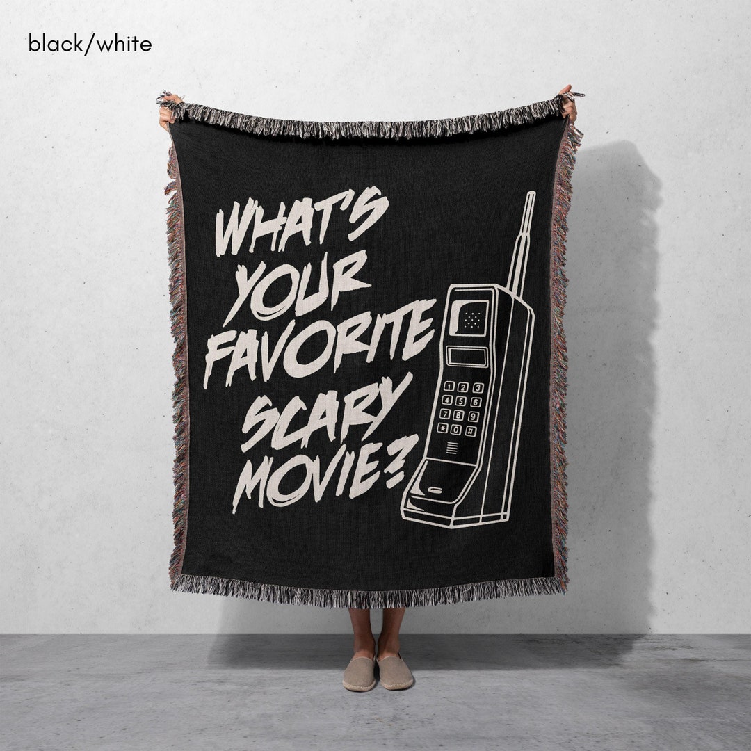 Scream Woven Blanket, Whats Your Favorite Scary Movie, Woodsboro, Scary ...