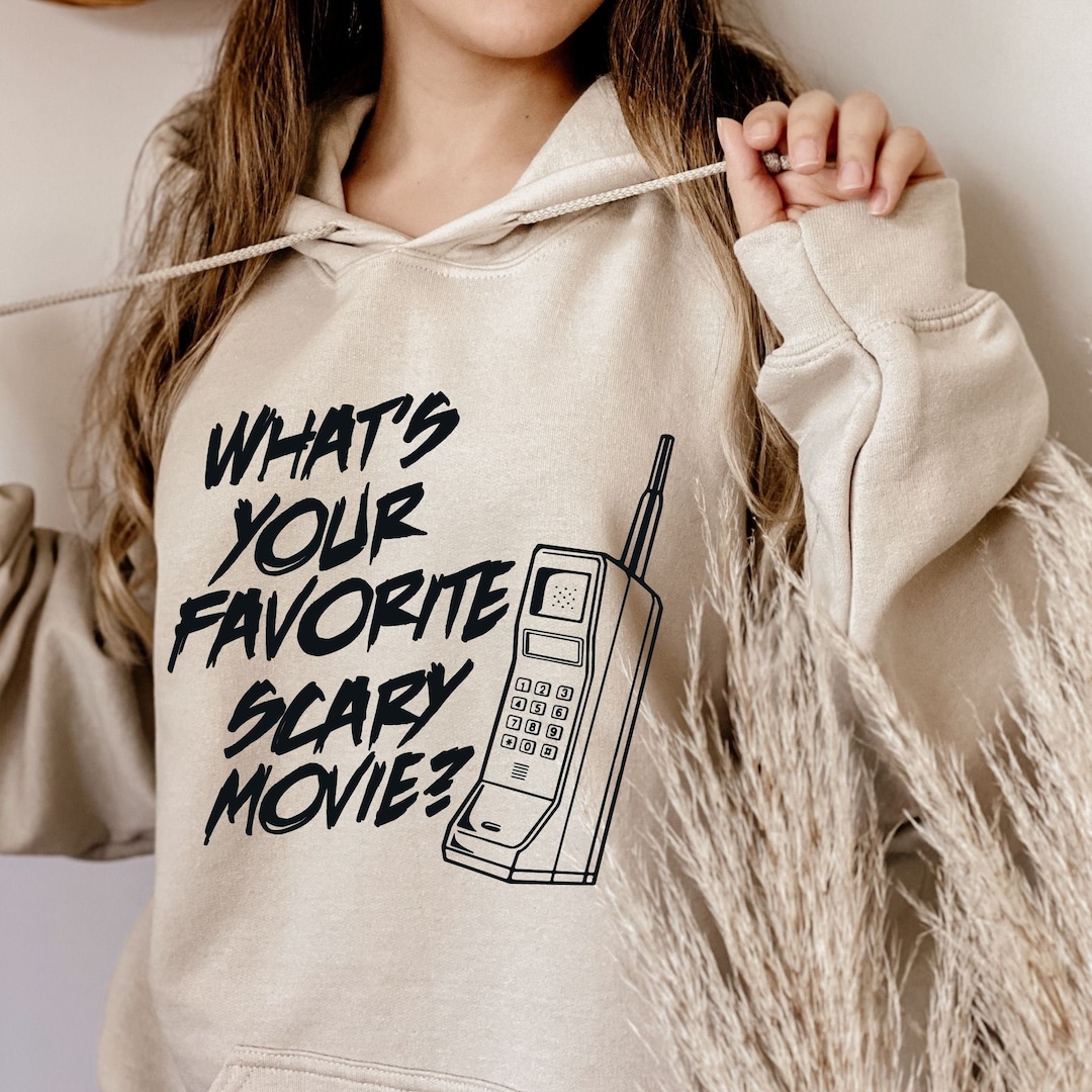 Scream Hoodie, Woodsboro Sweatshirt, What's Your Favorite Scary Movie ...
