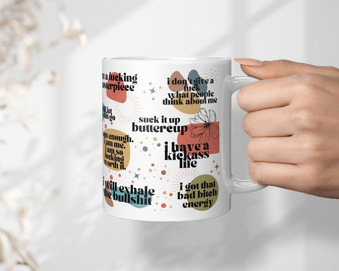 Daily Reminders Cup, Daily Reminders Coffee Cup, Badass Daily Reminders ...