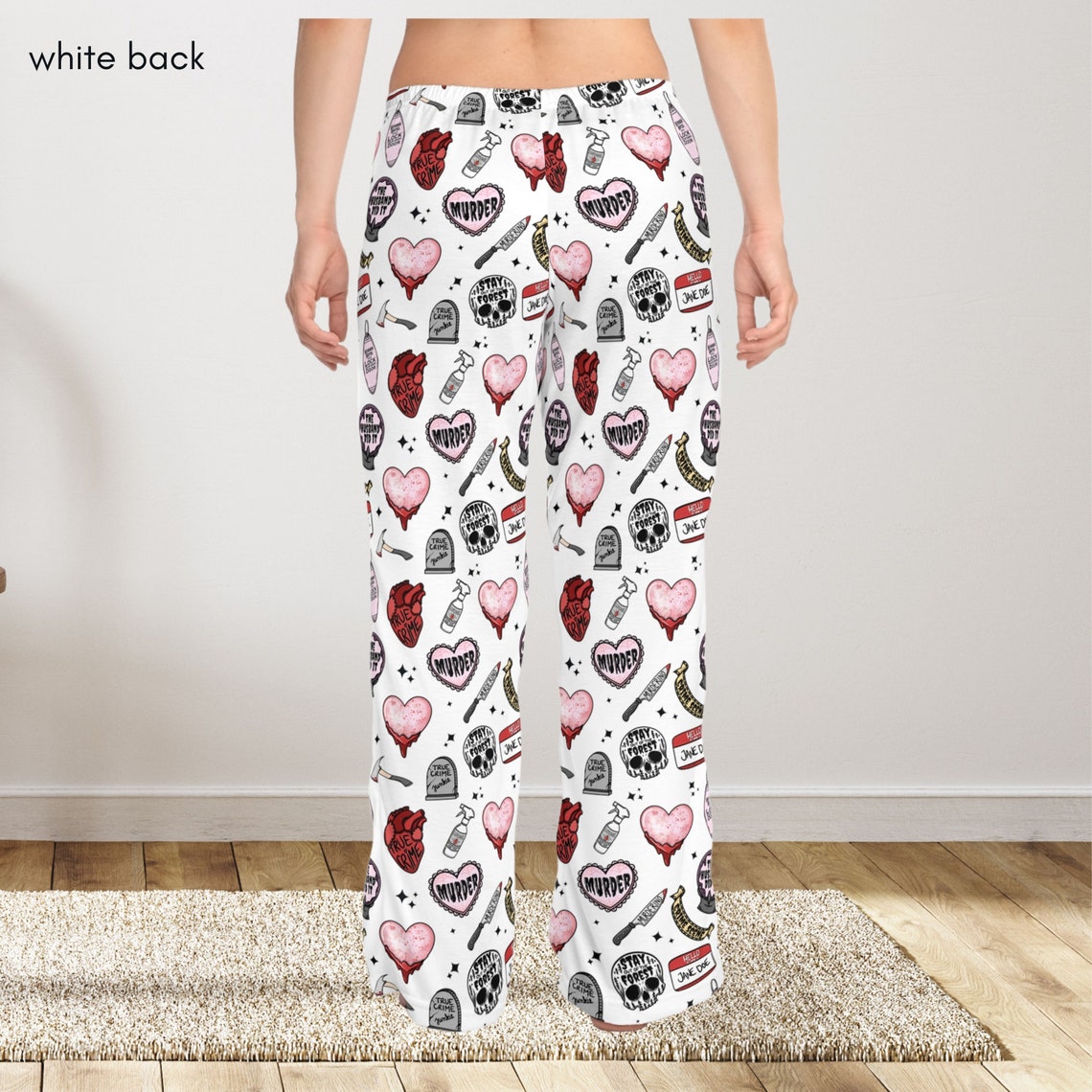 True Crime Unisex Pajama Pants, True Crime Pajama Bottoms, True Crime ...