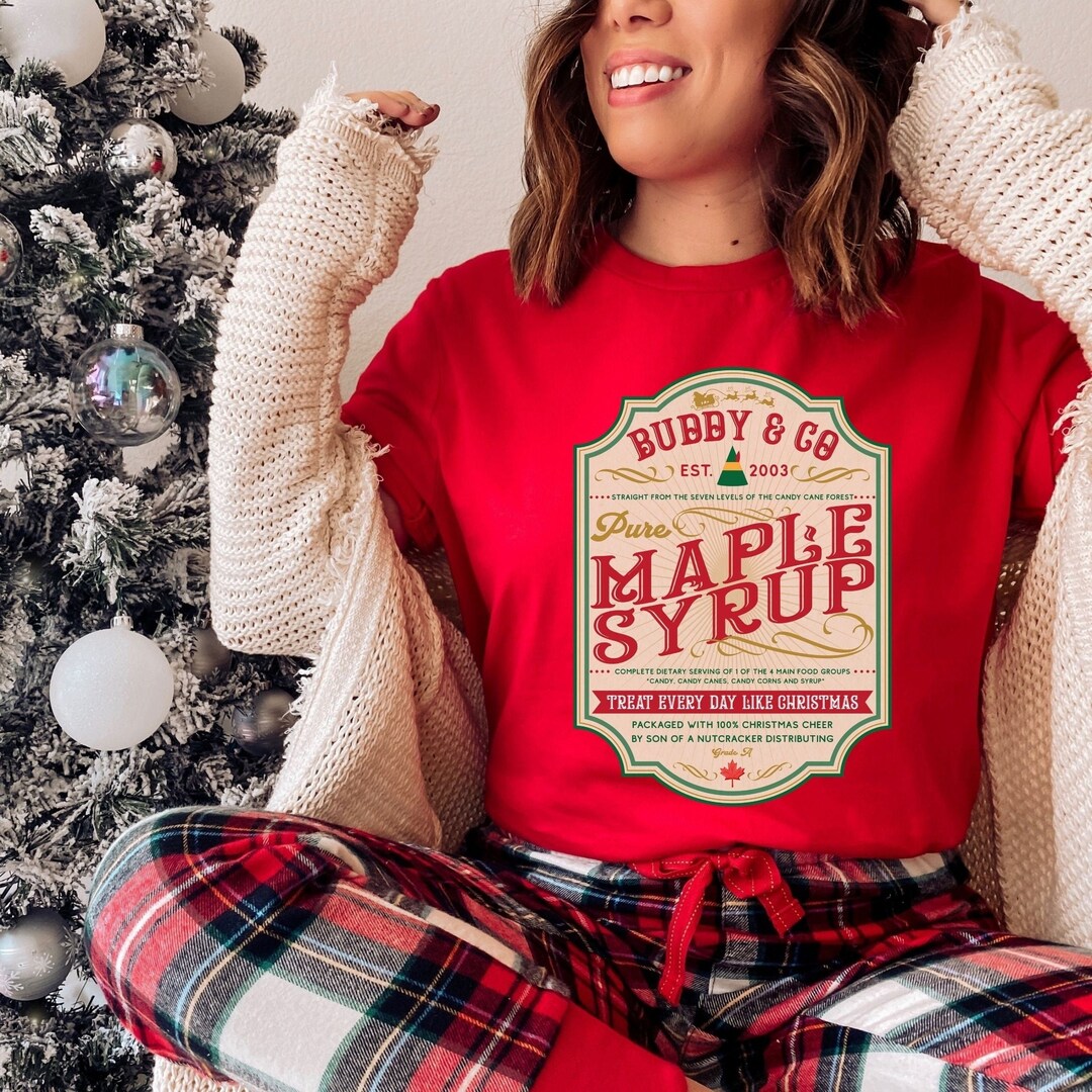 Elf Shirt, Buddy Elf, Elf Syrup Shirt, Christmas Movie Shirt, Sweater ...