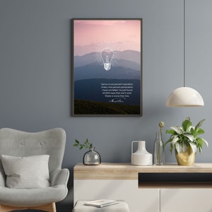 Motivational Wall Art for Encouragement, Inspirational Quote - Digital ...