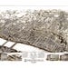 Pendleton, Oregon in 1884 - Bird's Eye View Map, Aerial Map, Panorama ...