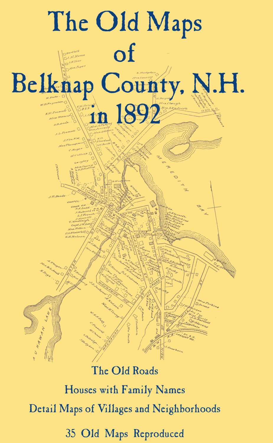 The Old Maps of Belknap County, New Hampshire in 1892 - Etsy