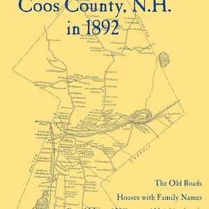 The Old Maps of Coos County, New Hampshire in 1892 - Etsy