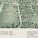 Bethel, Maine in 1878 - Bird's Eye View Map, Aerial, Panorama, Vintage ...