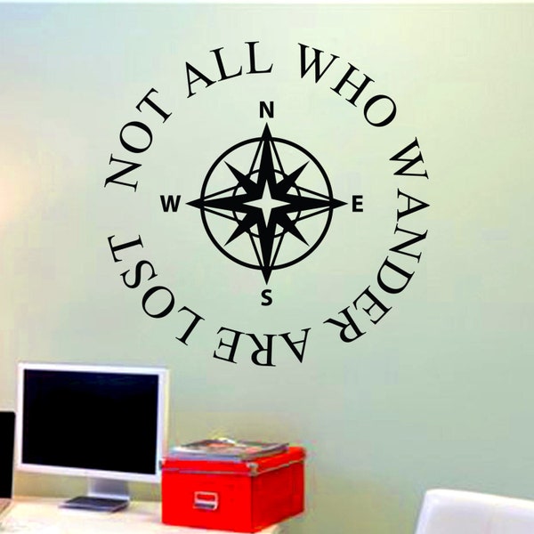 Compass Decal - Etsy