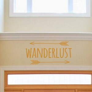Wanderlust Decal Wall Vinyl Sticker Family Kidsroom Mural Motivation ...