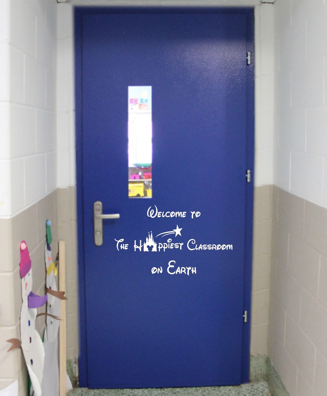 Welcome to the Happiest Classroom on Earth Decal Disney Theme Classroom ...