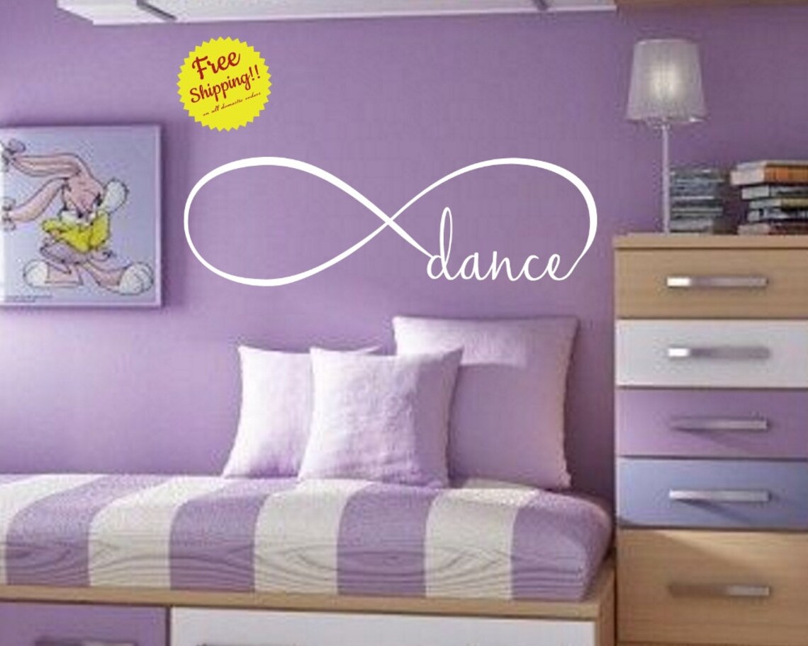 Infinity Dance Wall Vinyl Decal Sticker Family Kids Room - Etsy