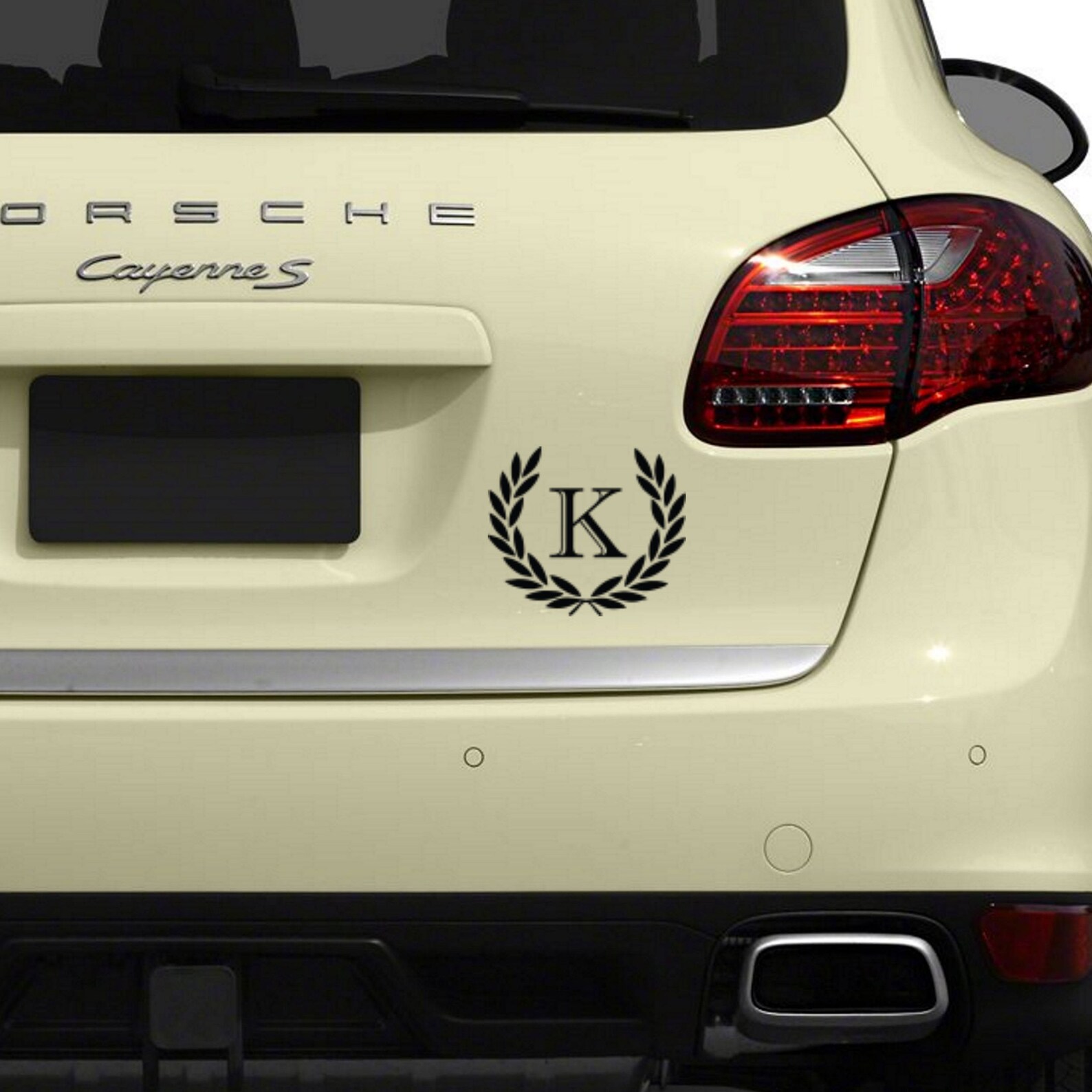 Laurel Monogram Bumper Sticker FREE SHIPPING Family Name - Etsy