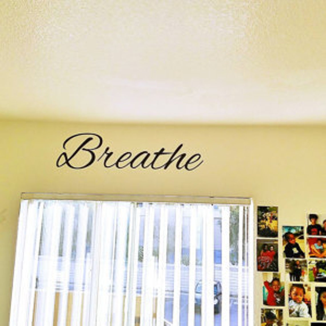 Breathe Decal Wall Vinyl Sticker Family Kids Room Mural Home | Etsy