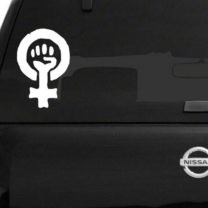 Feminist Car Decal - Etsy