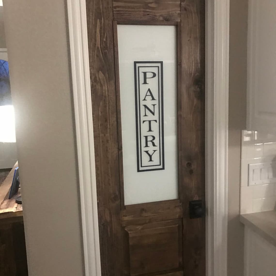 Pantry Vertical Decal Vinyl Sticker Kitchen Decor Family | Etsy