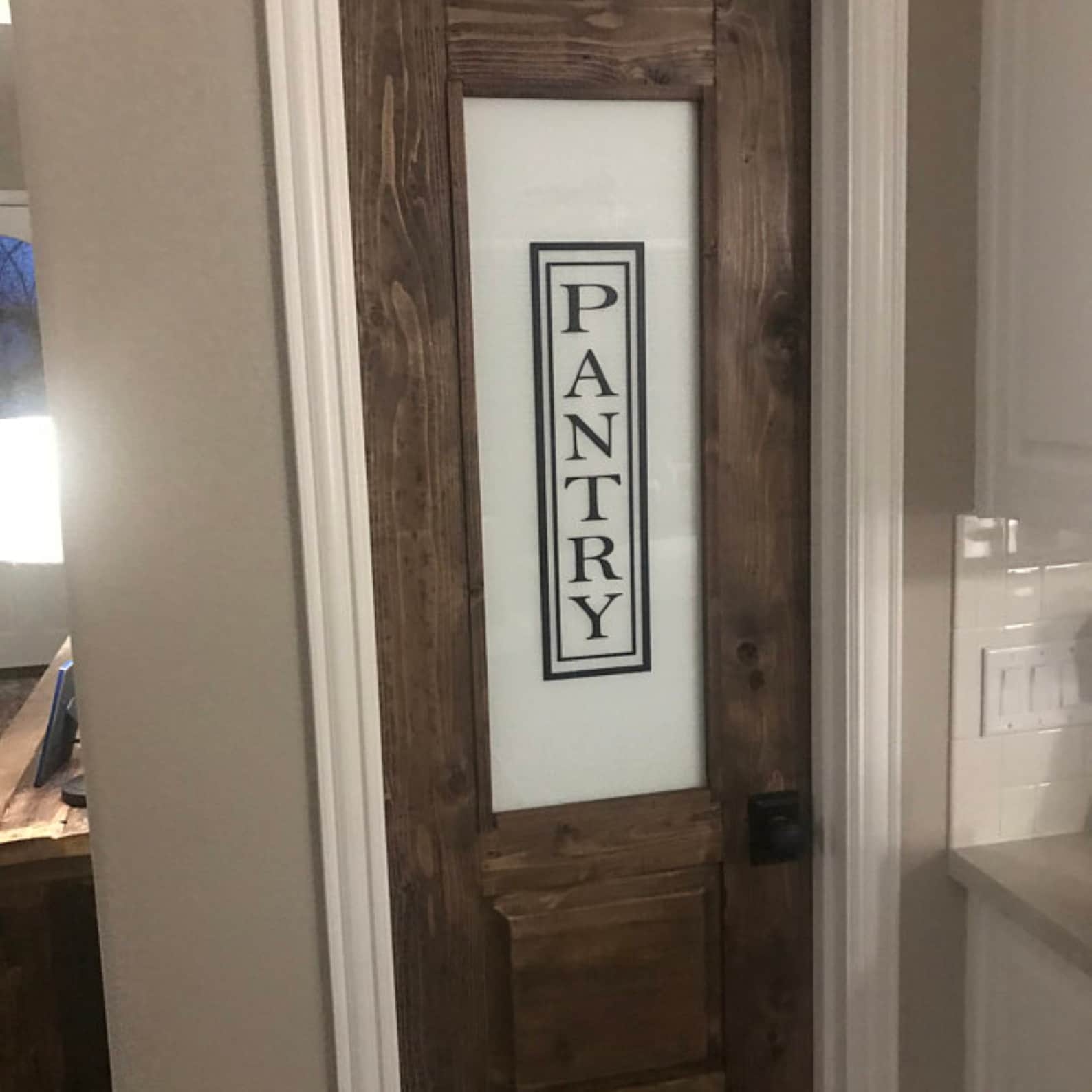 Pantry Vertical Decal Vinyl Sticker Kitchen Decor Family | Etsy