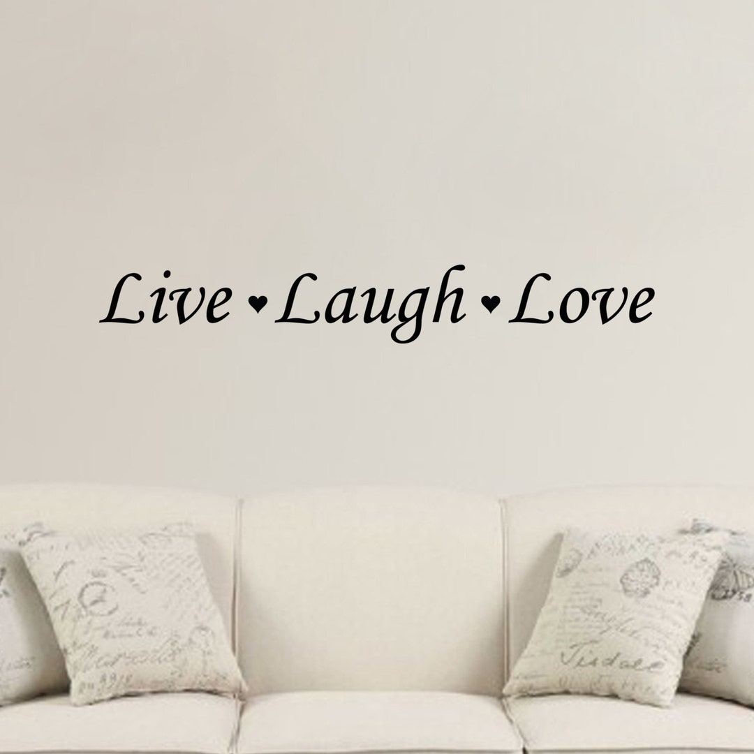 Live Laugh Love Wall Vinyl Decal Sticker Family Kids Room Mural Decor ...