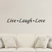 Live Laugh Love Wall Vinyl Decal Sticker Family Kids Room Mural Decor ...