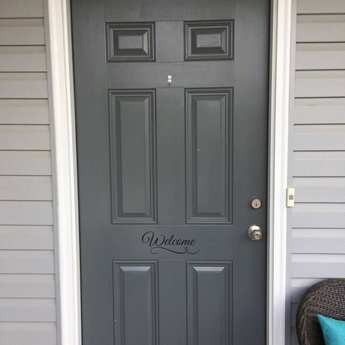 Welcome Decal Vinyl Door Sticker Wall Family Kids Welcome Home ...