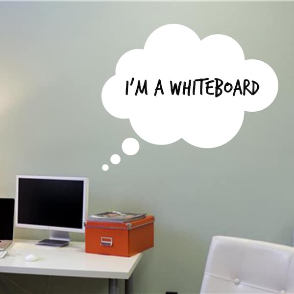 Dry Erase Whiteboard Wall Decal - Etsy