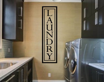 Laundry Wall Decal - Etsy