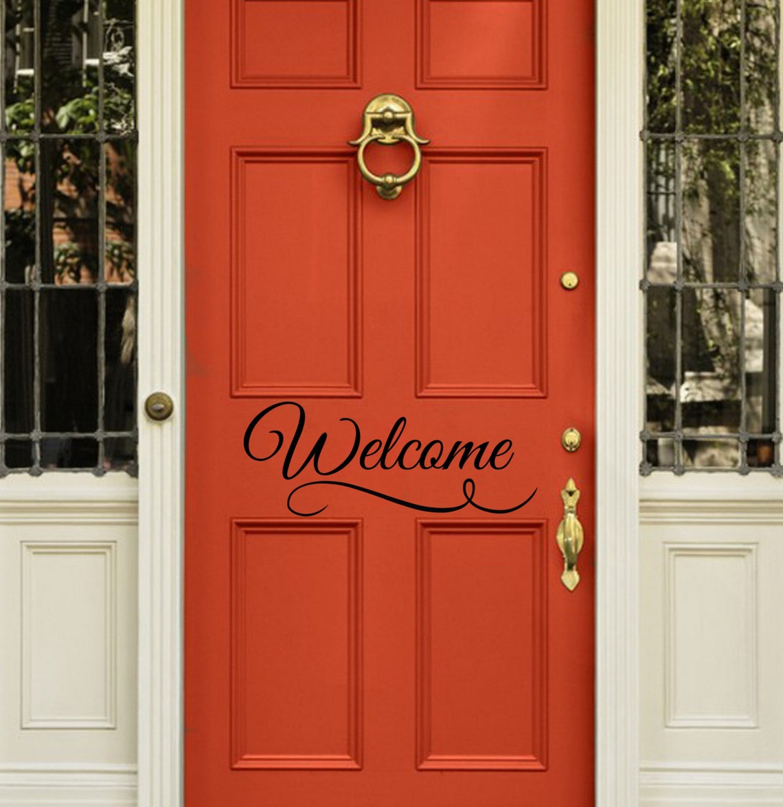 Welcome Decal Vinyl Door Sticker Wall Family Kids Welcome | Etsy