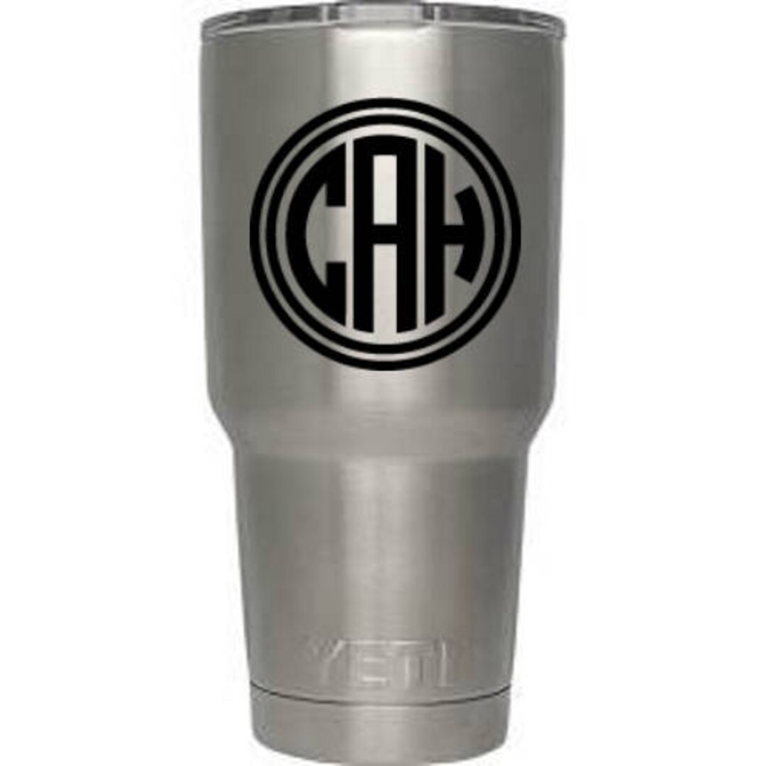 Monogram Decal Sticker for Yeti Mono Laptop Decal Bumper Sticker ...