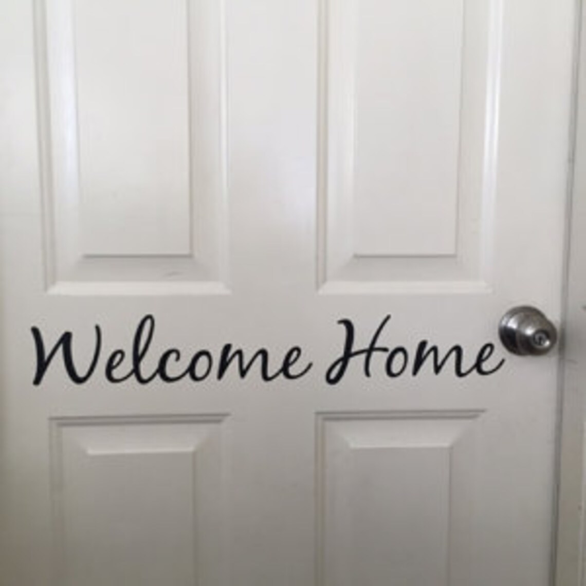 Welcome Home Door Vinyl Decal Sticker Wall Family Kids Welcome Home ...
