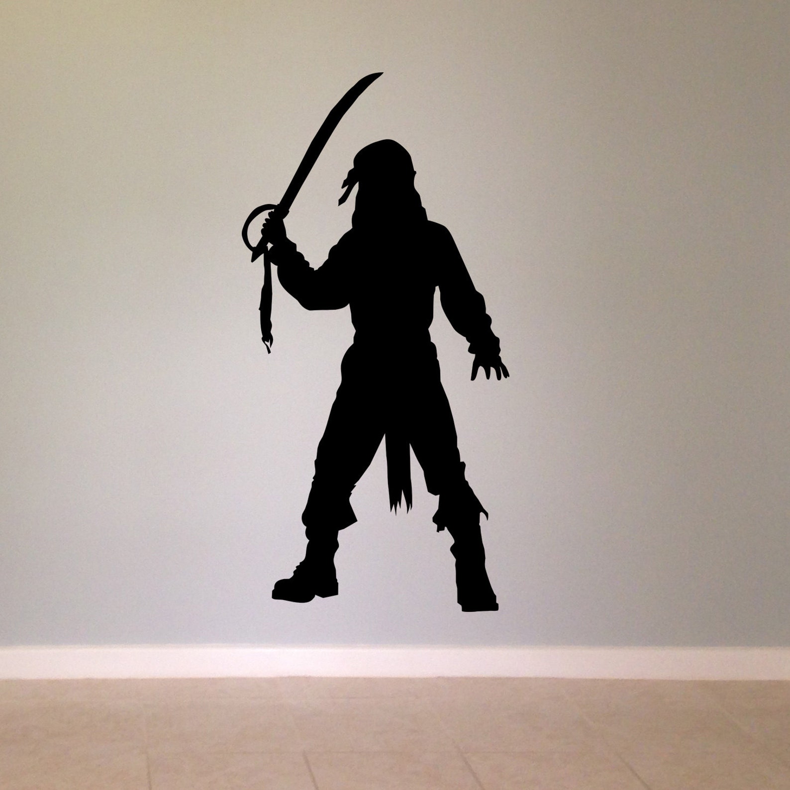 Pirate Decal Wall Vinyl Sticker Kidsroom Mural Pirates of | Etsy