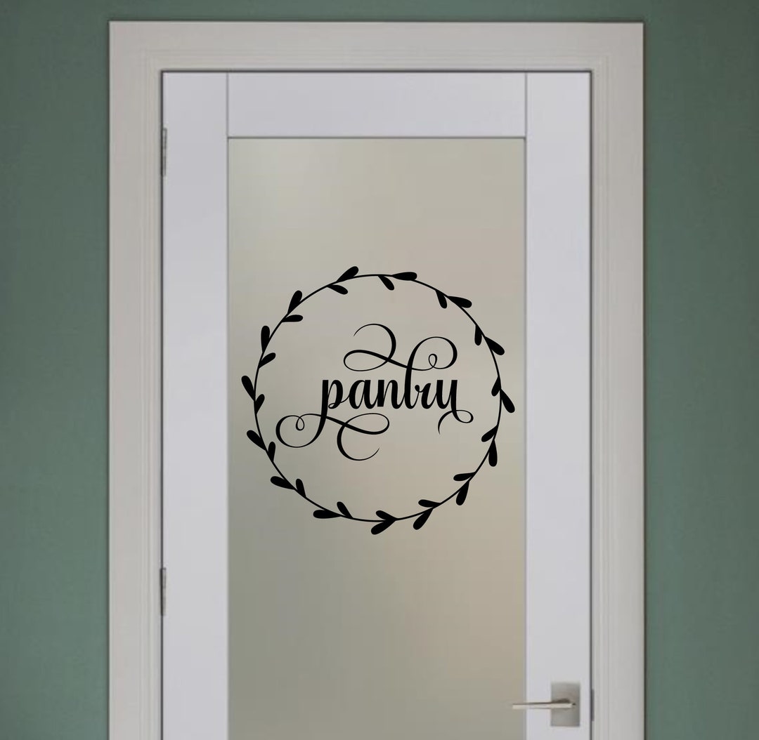 Pantry in a Border Decal Kitchen Decals Pantry Decor Sticker Housewares ...