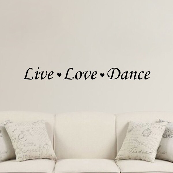Dance Wall Decal - Etsy