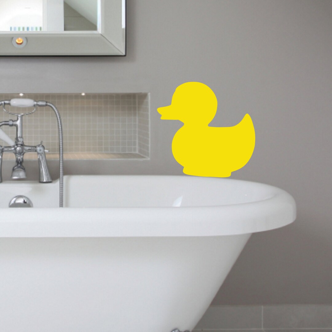 Rubber Duck Decal Wall Vinyl Sticker Family Kids Room Decal Baby Ducky ...