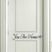 Welcome Door Decal Vinyl Sticker Welcome Door Decal Sticker Entryway ...