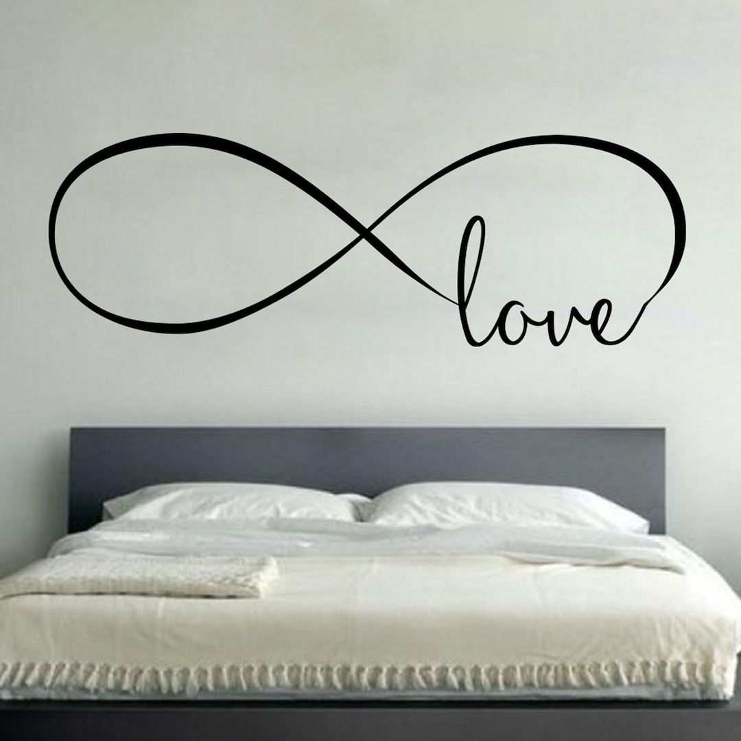 Infinity Love Decal Wall Vinyl FREE SHIPPING Sticker Family Kids Room ...