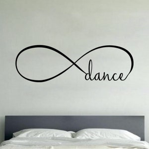 Infinity Dance Wall Vinyl Decal Sticker Family Kids Room - Etsy
