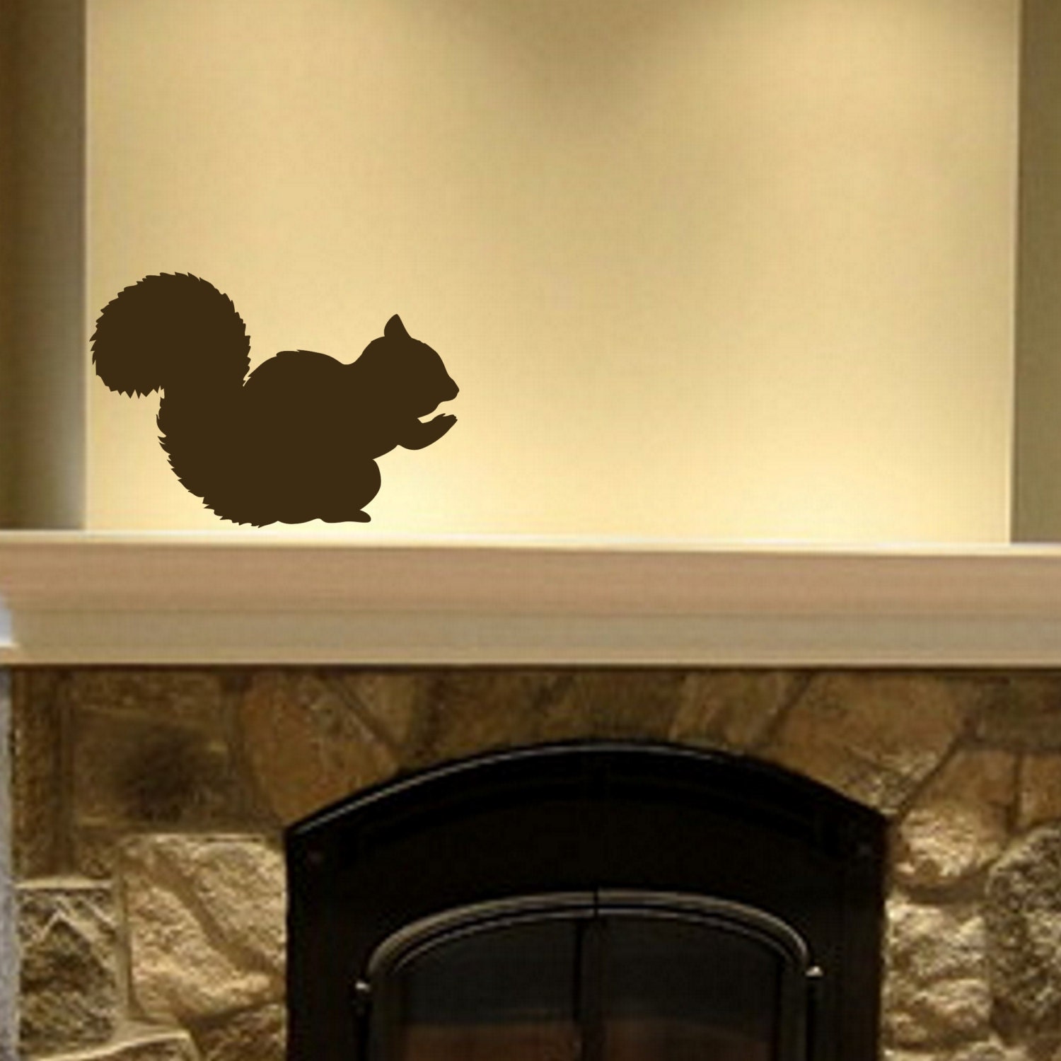 Squirrel Decal Wall Vinyl Sticker Family Kids Room Mural | Etsy