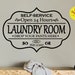 Self Service Laundry Decal Vinyl Sticker Open 24 Hours FREE | Etsy