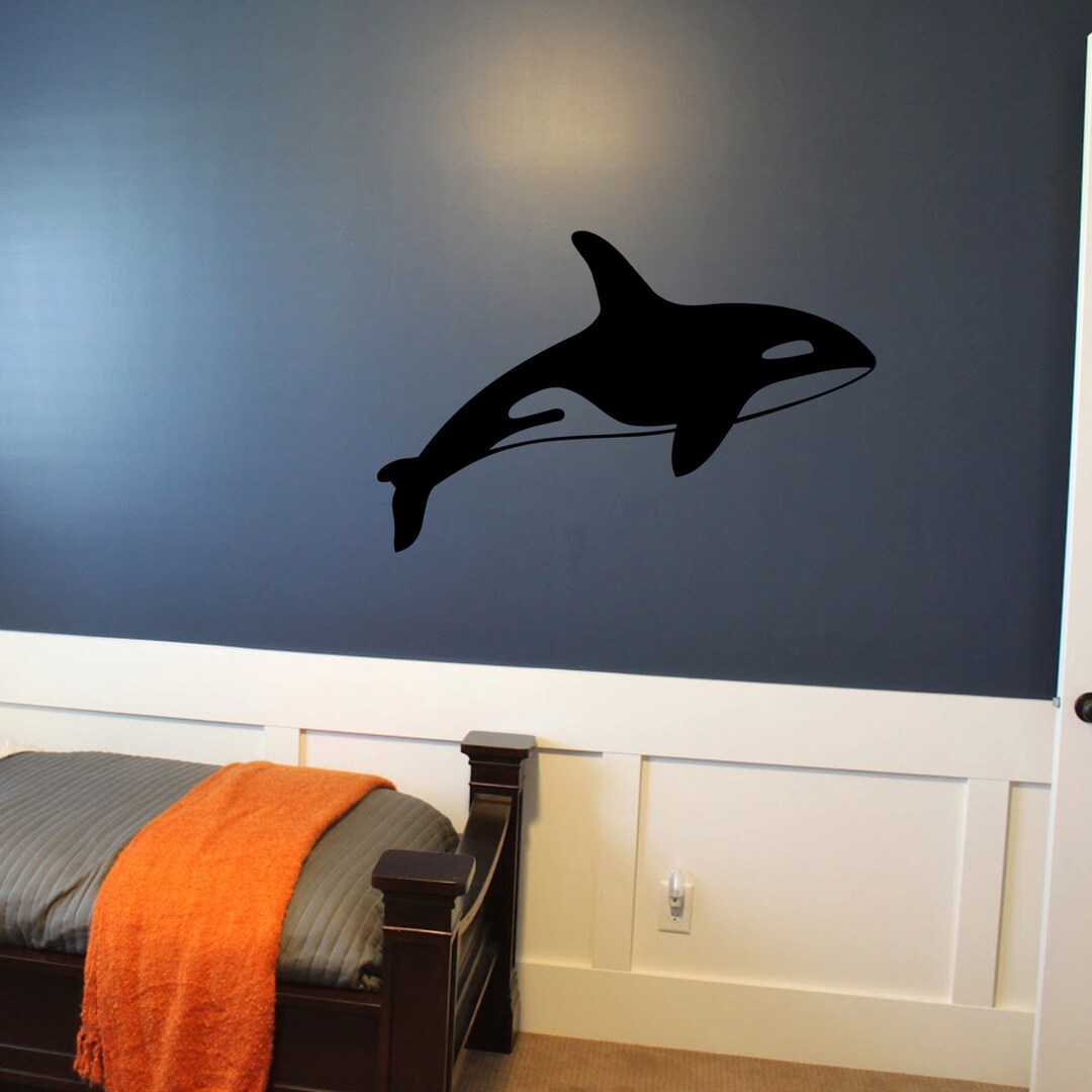 Killer Whale Decal Wall Vinyl Sticker Family Kids Room Mural Ocean ...