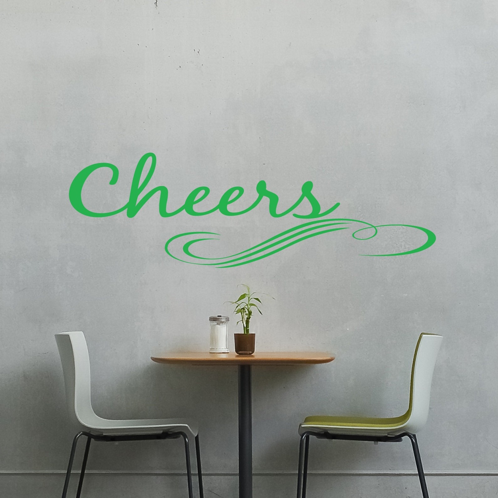 Cheers Decal Wall Vinyl Sticker Kitchen Mural Decor Dining | Etsy