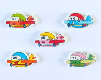 Airplane buttons | Etsy