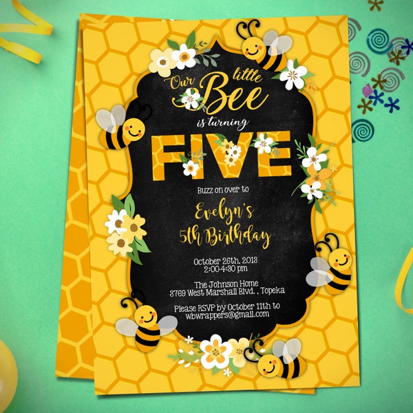 Bee Birthday - Etsy