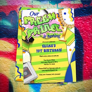 Fresh Prince 1st Birthday Invitation 90s Birthday Party - Etsy