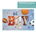 All Star Sports Backdrop, Boy Baby Shower Backdrop, Printable, "oh, Boy ...