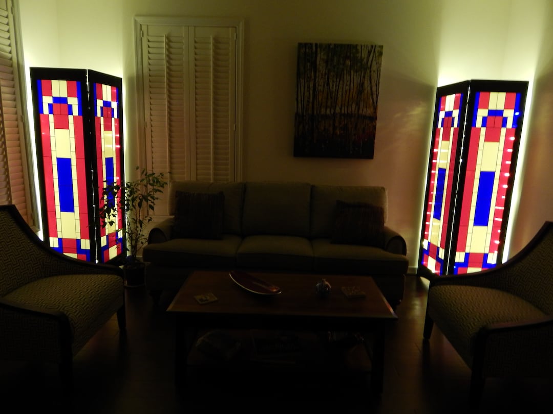 Stained Glass Light Panel Screens by Adair Glass Design - Etsy