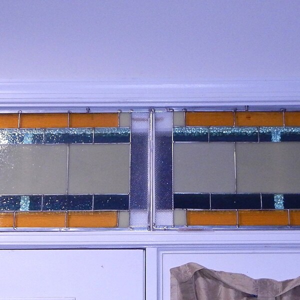 Stained Glass Transom Window - Etsy