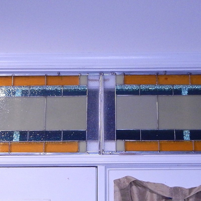 Stained Glass Transom Window - Etsy